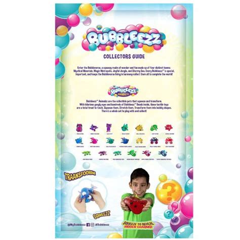 2 Pack Of Jumbo Bubbleezz Squishy Characters You Will Receive Random