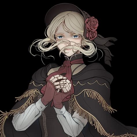 Xxq 002 Plain Doll Bloodborne 1girl Ascot Blonde Hair Bonnet