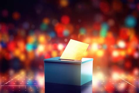 Premium Ai Image Election Concept Background