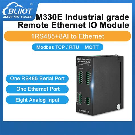 Dual Ethernet Channel Analog Inputs Data Acquisition Module For Industrial IoT China SCADA