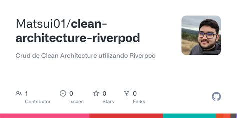 Github Matsui01clean Architecture Riverpod Crud De Clean Architecture Utilizando Riverpod