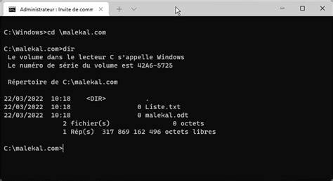 Les Commandes De Base De Linvite De Commande Cmd Windows Cd Dir Mkdir