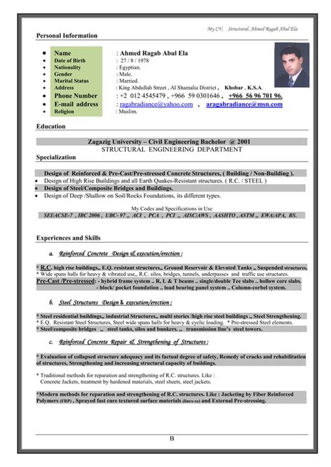 Senior Structural Engineer Pdf