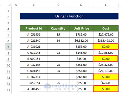 How To Leave Cell Blank If There Is No Data In Excel 5 Ways