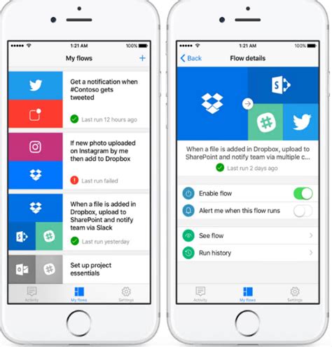 Integrating Microsoft Flow Mobile Integration With Microsoft Flow Automation In Office 365