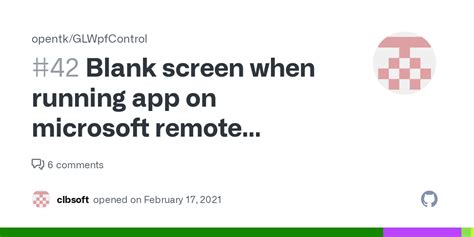 Blank Screen When Running App On Microsoft Remote Desktop · Issue 42