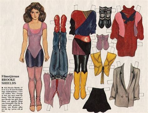 Brooke Shields Paper Doll By Peterpulp Paper Dolls Doll Clothes