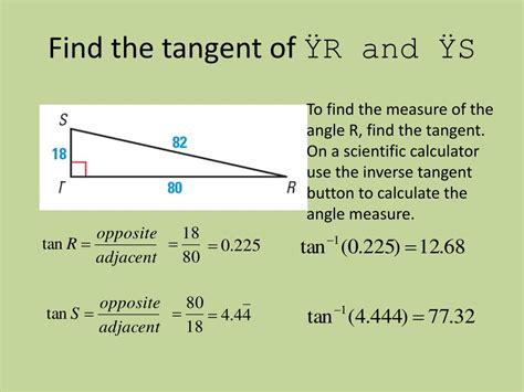 PPT Apply The Tangent Ratio PowerPoint Presentation Free Download ID 4705216