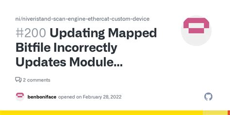 Updating Mapped Bitfile Incorrectly Updates Module Programming Mode