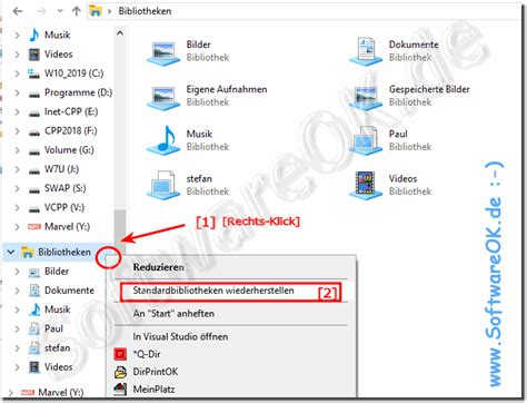 Restore Standard Libraries In Windows 11 And 10