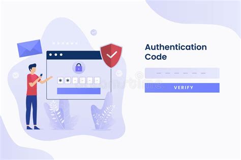 Two Step Verification And Two Factor Authentication Stock Vector Illustration Of Secure Code