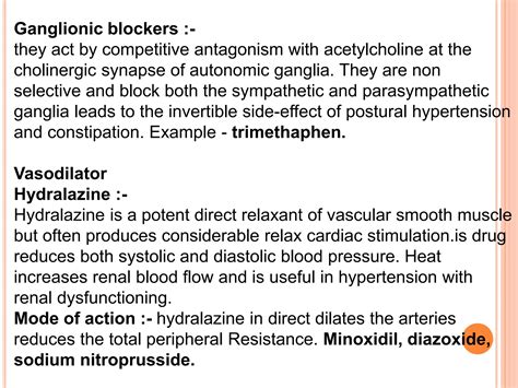 Classification Of Antihypertensive Drugs Hypertensionpptx