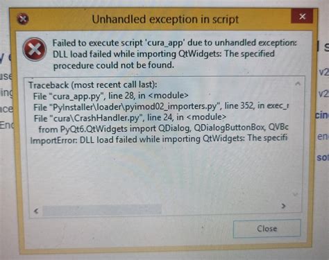 Unhandled Exception In Script Rcura