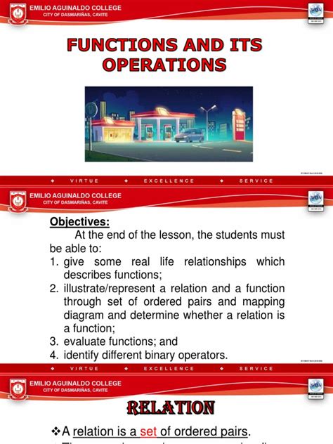 Functions Its Operations Pdf Function Mathematics Multiplication