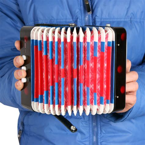 Mini 7 Key Accordion Durable 2 Bass Accordion Educ Vicedeal