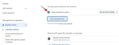 How To Share Or Unshare A Google Calendar Tech Junkie
