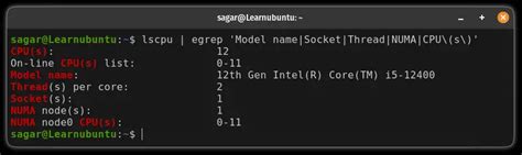 Check Number Of Cpu Cores In Ubuntu