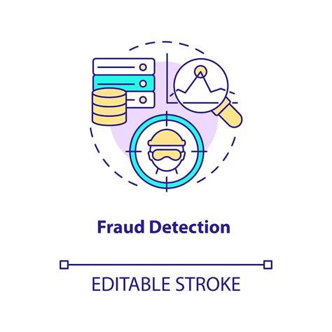 Premium Vector Fraud Detection Concept Icon