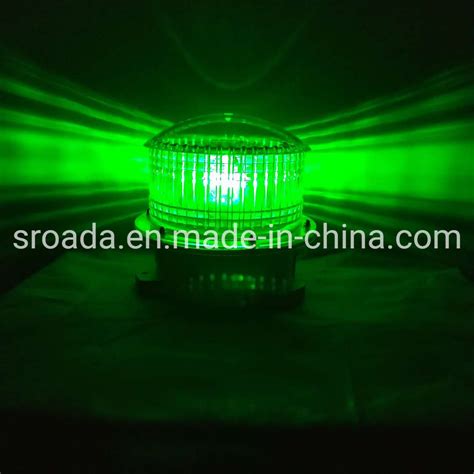 Solar Strobe Warning Safety Flashing Light Ceiling Strobe Light For Construction Traffic Factory