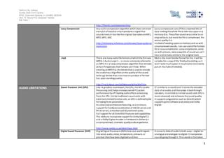Sound Recording Glossary PPT