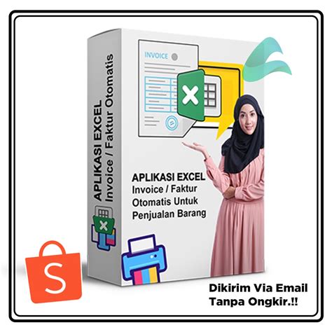 Jual Aplikasi Excel Invoice Faktur Otomatis Shopee Indonesia