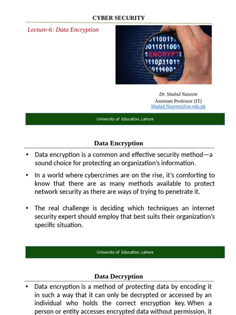 Lecture6 Data Encryption Pdf Encryption Public Key Cryptography