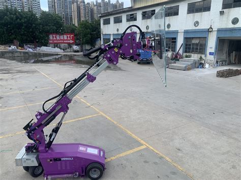 柯西机械电动玻璃安装车wsr800la吸盘架多功能展示 柯西机械设备有限公司