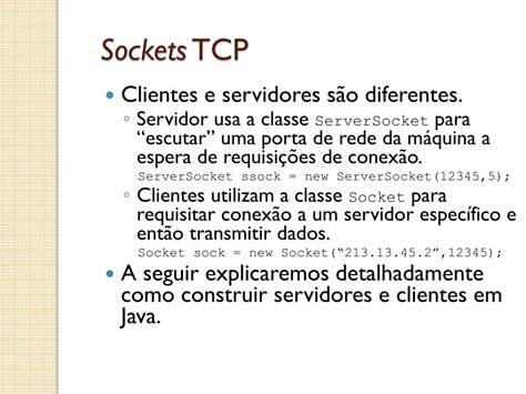 Ppt Comunicação Entre Processos Sockets Java Powerpoint
