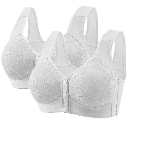 Tqcoqu Womens Sexy Non Magnetic And Non Steel Ring Gathered Bra With