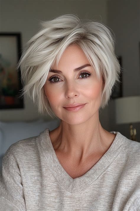 34 Gorgeous Hairstyles For Women Over 50 With Fine Hair To Try In 2024