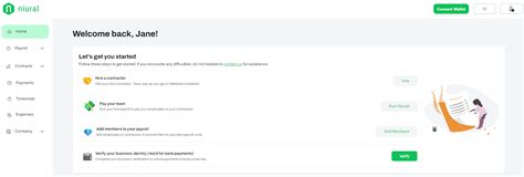 Setting Your Payment Methods Niural