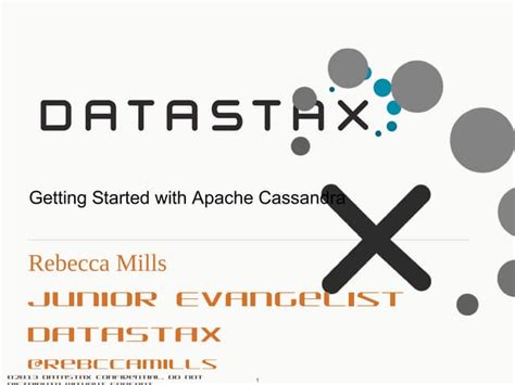 Webinar Getting Started With Apache Cassandra Ppt