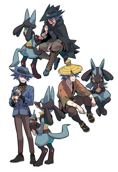 Lucario Riley And Sir Aaron Pokemon And 4 More Drawn By Redlhzz