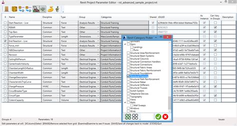 Revit Parameter Organizer Project Parameter Editor