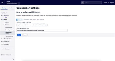 Storing Into Aws S3 Twilio