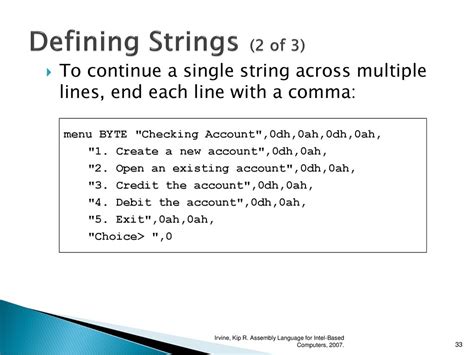 Assembly Language For Intel Based Computers 5th Edition Ppt Download