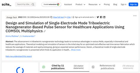 Design And Simulation Of Single‐electrode Mode Triboelectric