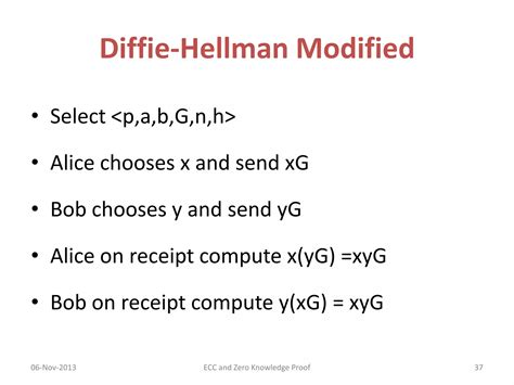Elliptic Curve Cryptography And Zero Knowledge Proof Ppt