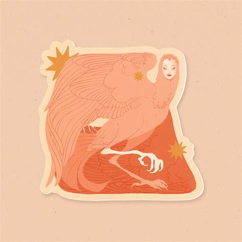 Harpy Waterproof Vinyl Sticker Etsy