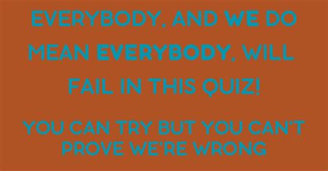 Challenging Knowledge Quiz