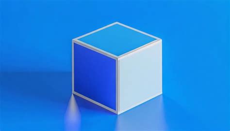 Premium Photo 3d Rendering Of Geometric Square Cube