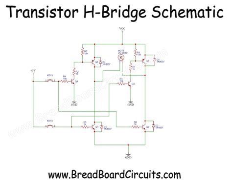 H Bridge Circuit Diagram Using Transistor H Bridge Circuit U