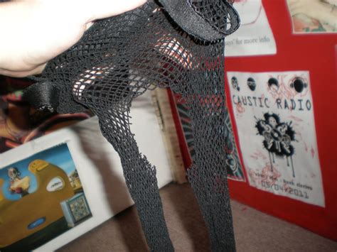 Gothy Two Shoes DIY Fishnet Top