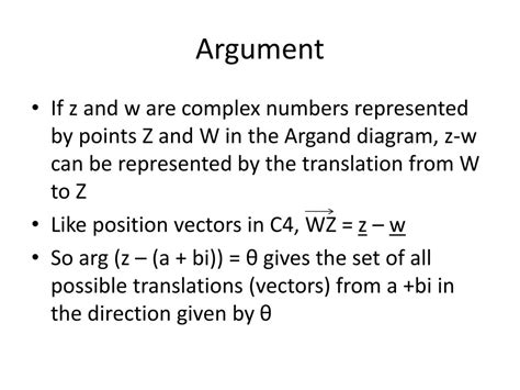 PPT Loci Involving Complex Numbers PowerPoint Presentation Free Download ID