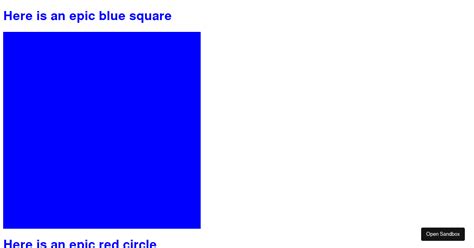 HTML CSS Practice Codesandbox