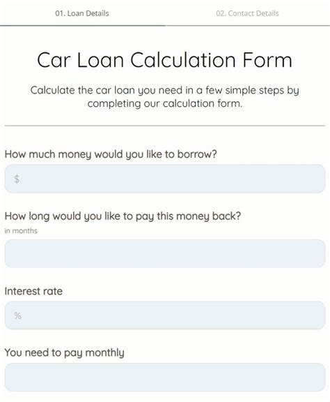 Online Reimbursement Calculation Form Templates