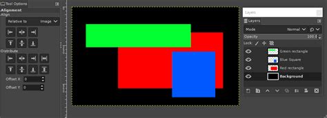 Alignment GIMP 2 1 Align Does Not Work Graphic Design Stack Exchange