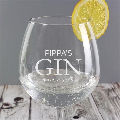 Personalised Gin Balloon Glass Make It Your Way