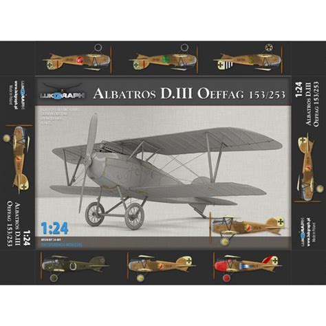 1 24 Austro Hungarian Albatros D Iii Oeffag 153 253 3d Printed Kit