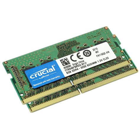 Crucial 8gb Ddr4 3200 Mhz Pc4 25600 Laptop Sodimm Non Ecc 260 Pin Memory Ram 8g Ebay